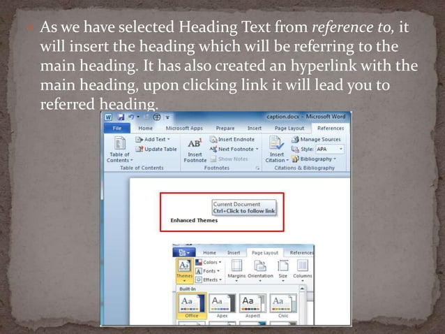 References (Captions) | PPT