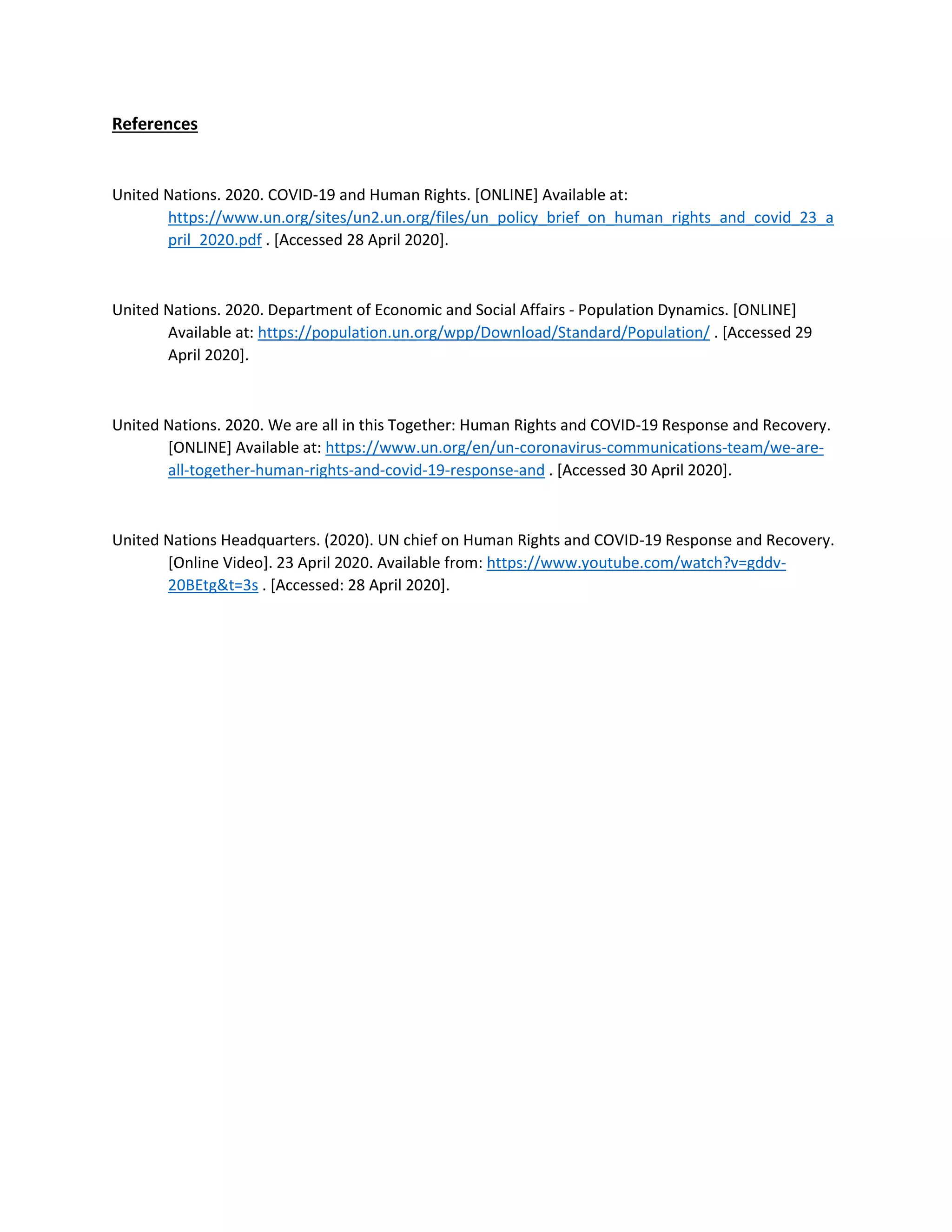 References : Covid-19 and Human Rights | PDF