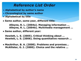 References and Citation Lecture.ppt