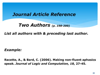 References and Citation Lecture.ppt