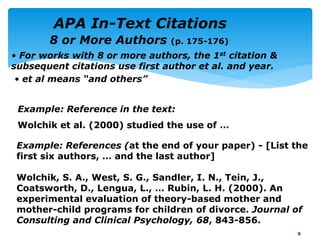 References and Citation Lecture.ppt