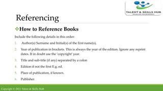 Understanding References and Citations | PPTX