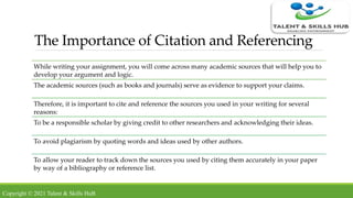 Understanding References and Citations | PPT