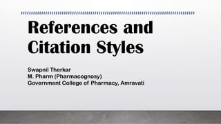 References and Citation Styles | APA Style of referencing | MLA Style ...