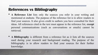 References and Citation Styles | APA Style of referencing | MLA Style ...