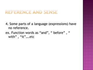 Reference & sense | PPTX