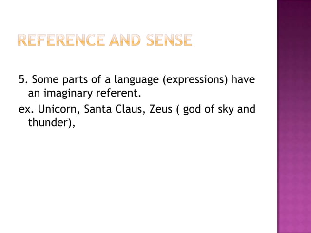 Reference & sense | PPTX