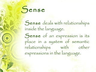 Reference, sense and referring expression | PPT