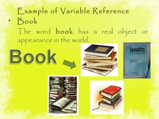 Reference, sense and referring expression | PPT