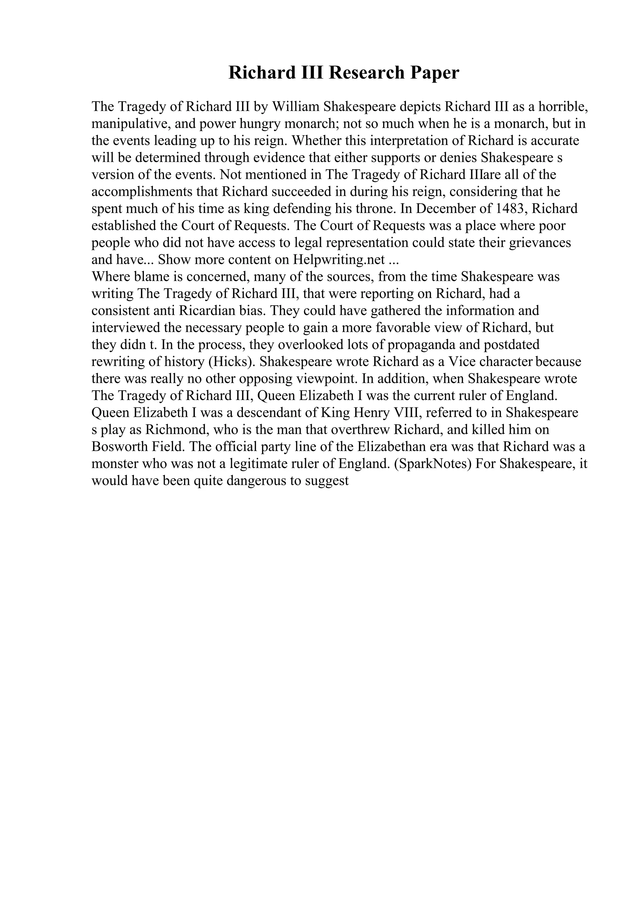 References For Essay | PDF