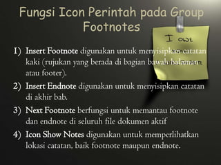 References on ms word | PPT