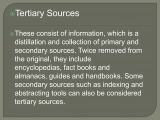 Reference sources | PPTX