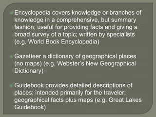 Reference sources | PPTX