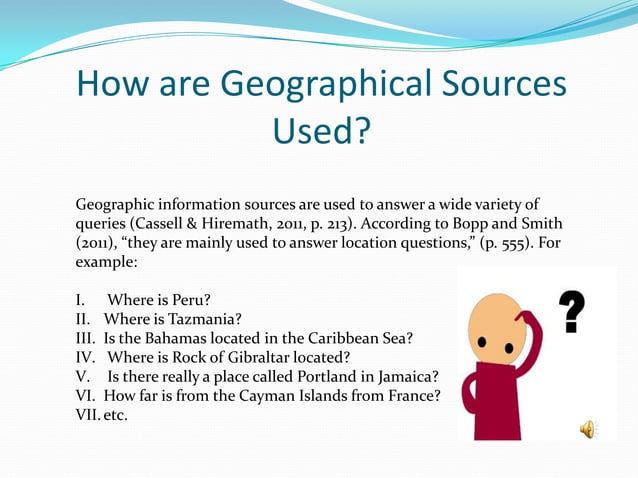 Reference sources presentation geographical and biographical sources ...