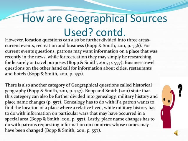 Reference sources presentation geographical and biographical sources ...