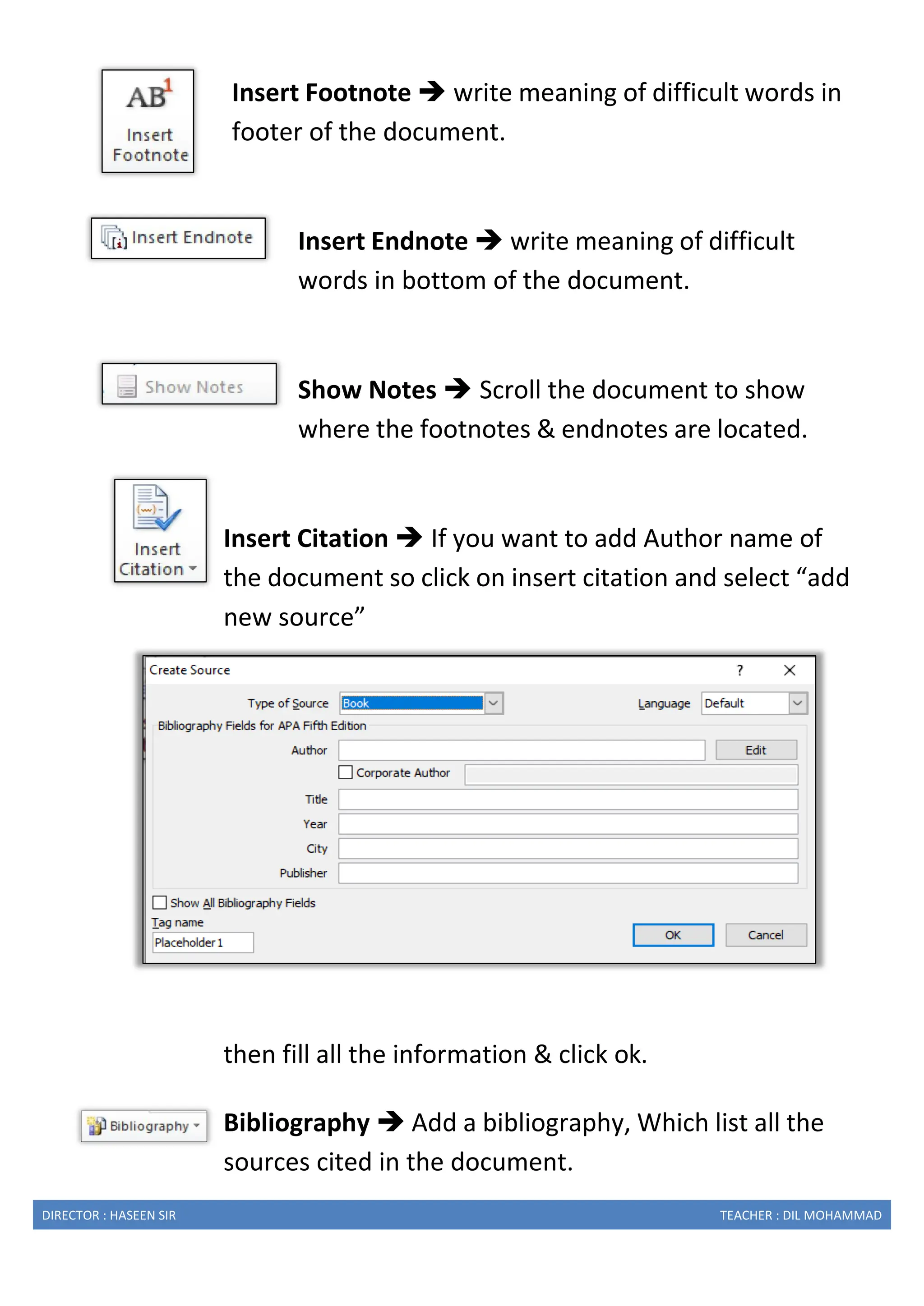 References tab And Footnote Endnote And Table of Contents.pdf