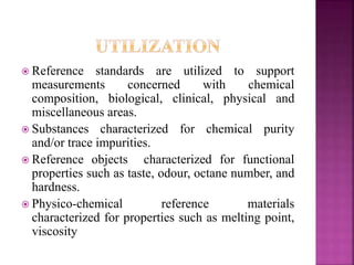 USP, EDQM Reference standard | PPTX