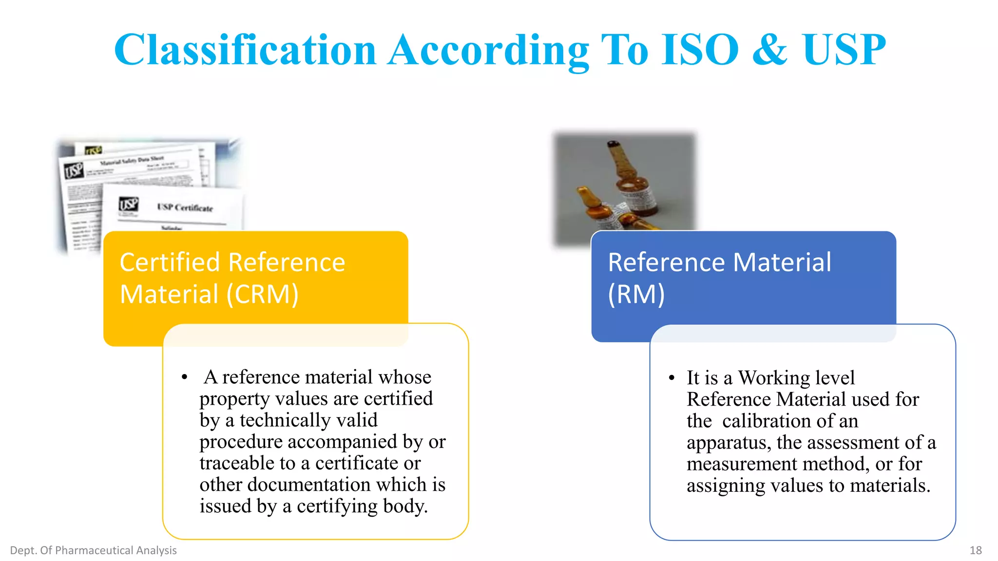 Reference standards in Pharmaceutical Industries | PPTX