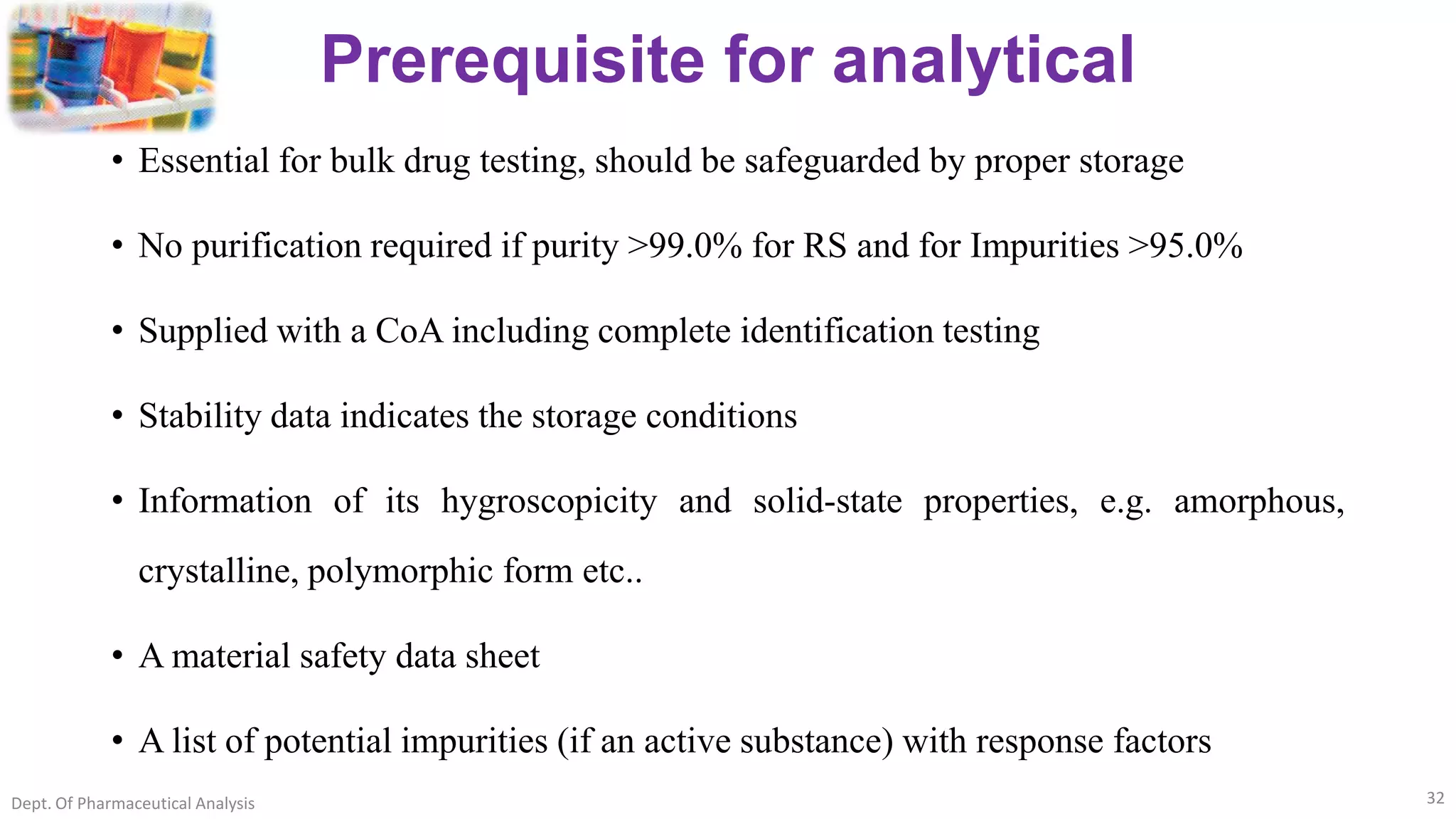 Reference standards in Pharmaceutical Industries | PPTX