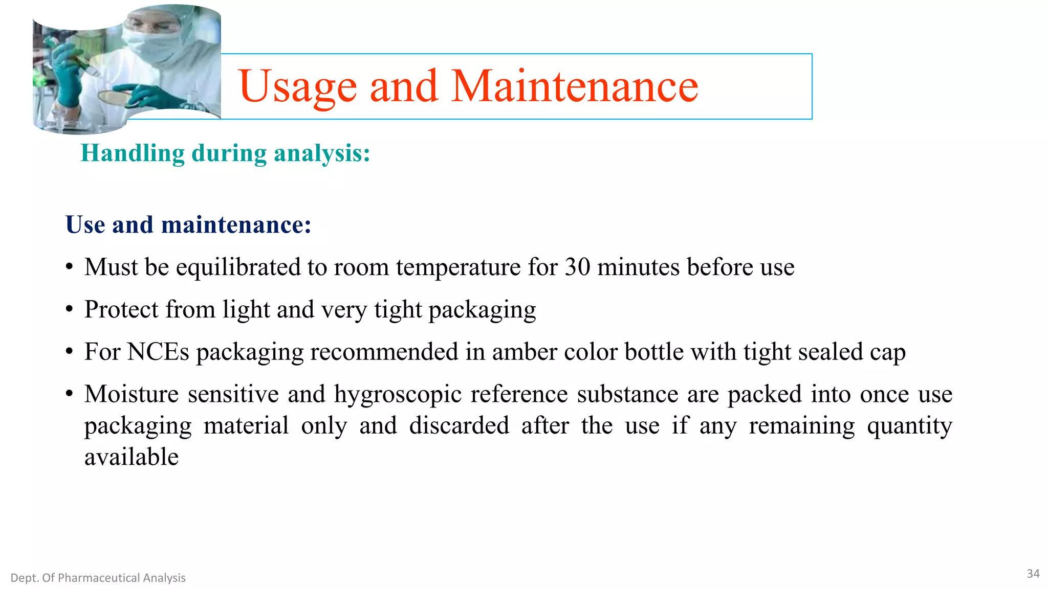 Reference standards in Pharmaceutical Industries | PPTX