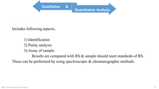 Reference standards in Pharmaceutical Industries | PPTX