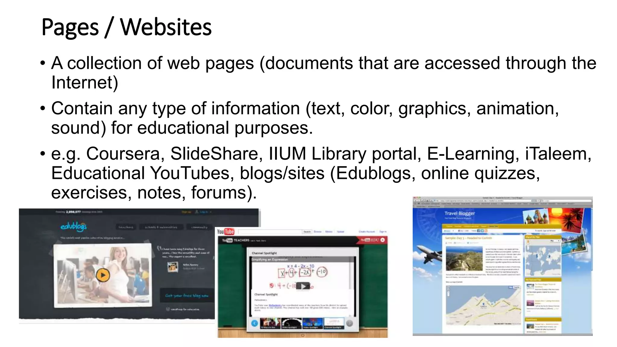 References tools on the internet for education | PPT