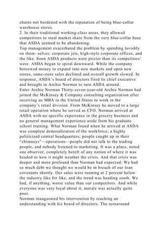 Reference the case The ASDA Way of Working” prepare a report that.docx