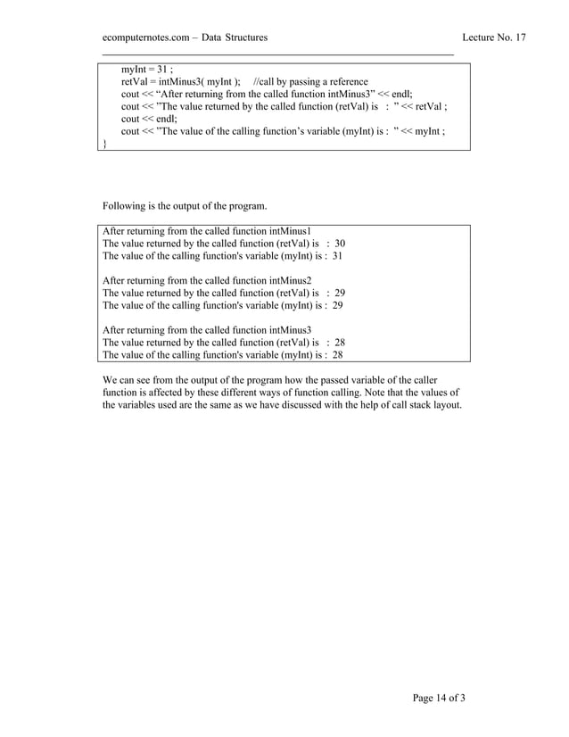 computer notes - Reference variables | PDF