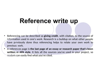 Reference write up and format for GCWUF.pptx