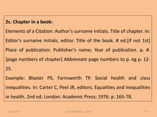 Reference writing | PPT