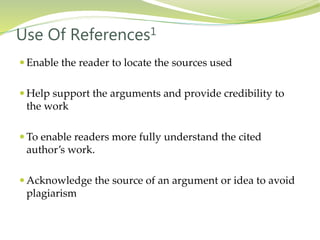 Reference Writing | PPTX