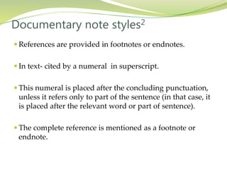 Reference Writing | PPTX