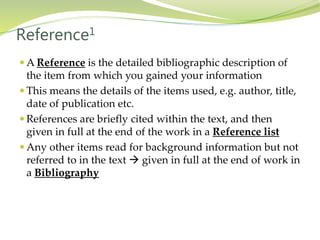 Reference Writing | PPT