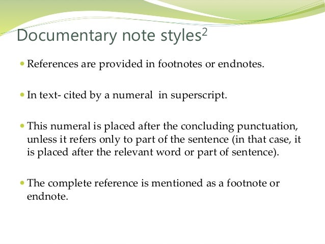 Reference Writing