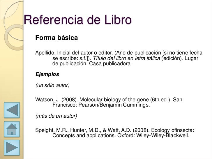 Ejemplos De Referencias Bibliograficas Segun Normas Apa Nuevo Ejemplo