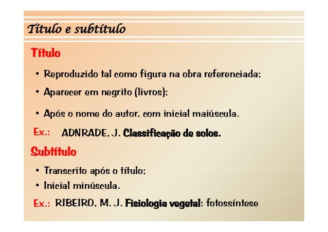 Referencias bibliográficas (ABNT 2014)