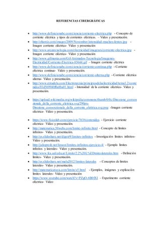 Referencias cibergráficas | DOCX