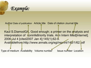 Referencin and citation | PPT