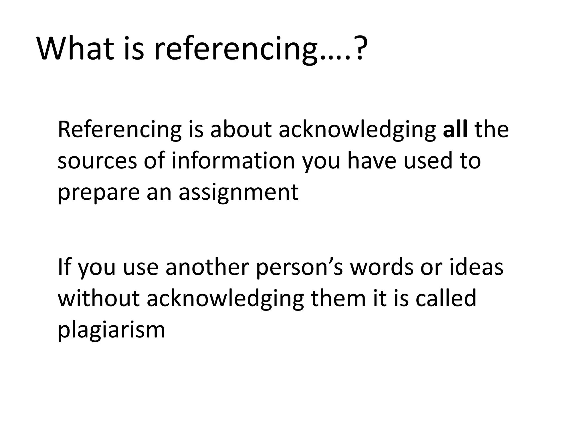 Referencing | PPT