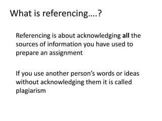 Referencing | PPT
