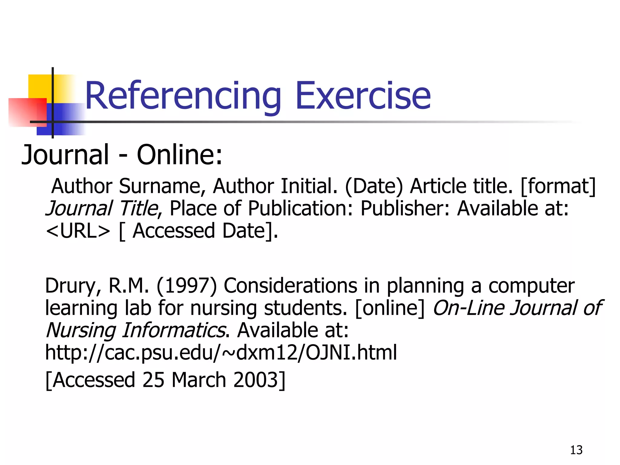 Referencing | PPT