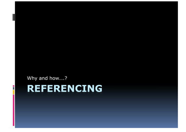 Referencing | PDF