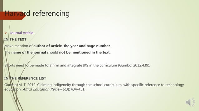 Referencing 3 | PPT