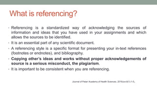 Referencing and citation in medical writing_27_6_2022.ppt