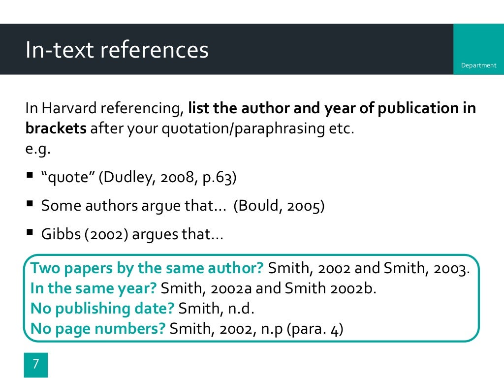 Referencing and Referencing Tools Media Arts