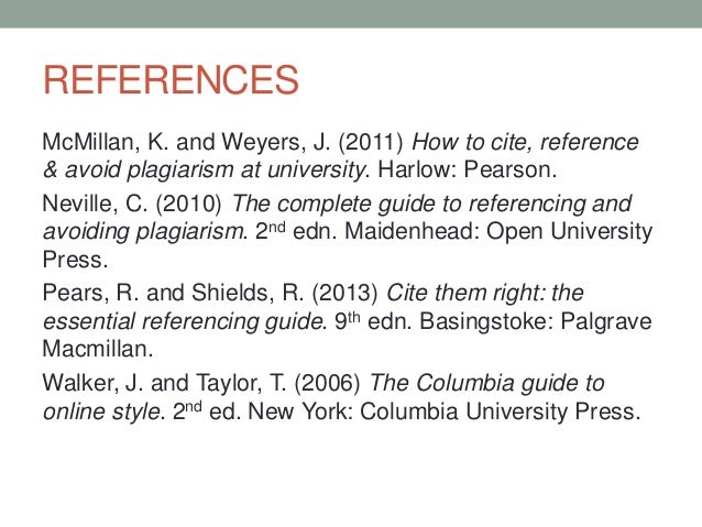 Referencing and zotero