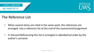 Referencing at uws-2020-09-17 | PDF