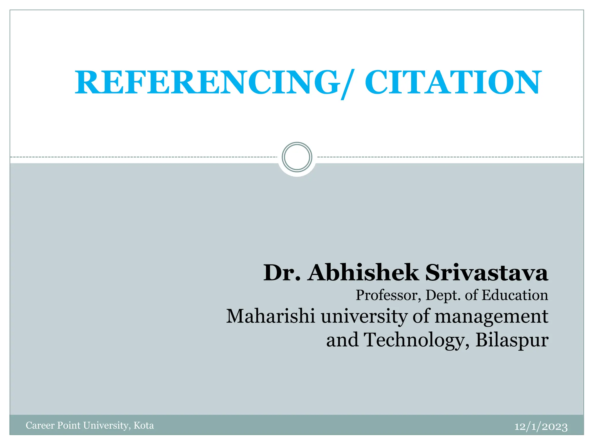 REFERENCING, CITATION.pptx