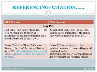 REFERENCING, CITATION.pptx