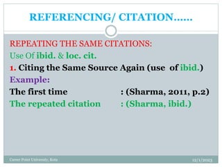 REFERENCING, CITATION.pptx